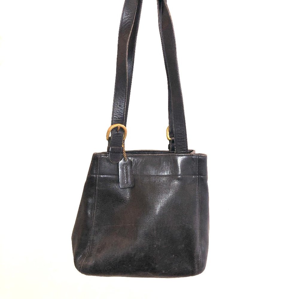 Vintage Coach Square Bucket Bag - Gem